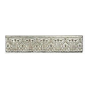 Creative Co-Op White & Grey Decorative Metal Wall Shelf, Zinc