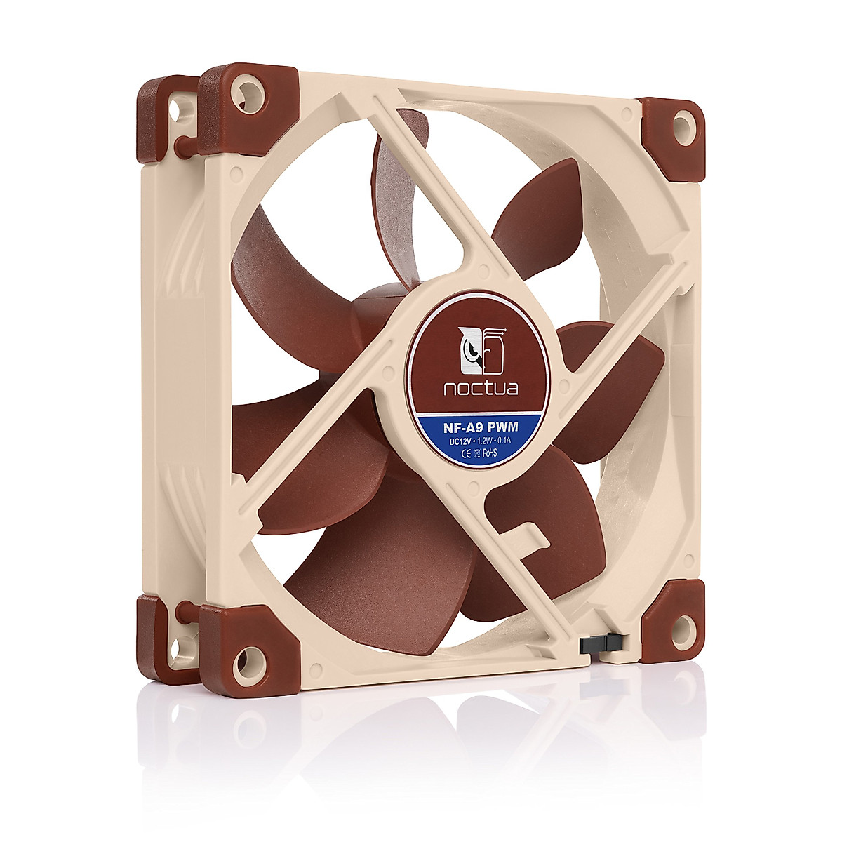 Noctua NF-A9 PWM, Premium Quiet Fan, 4-Pin (92mm, Brown)