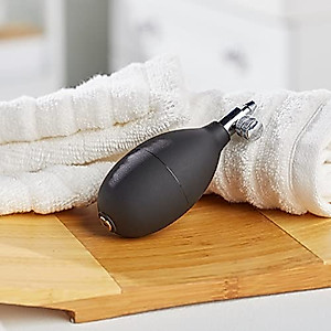 McKesson Standard Blood Pressure Inflation Bulb and Valve, Black - for use with Most Aneroid Sphygmomanometers, 1 Count