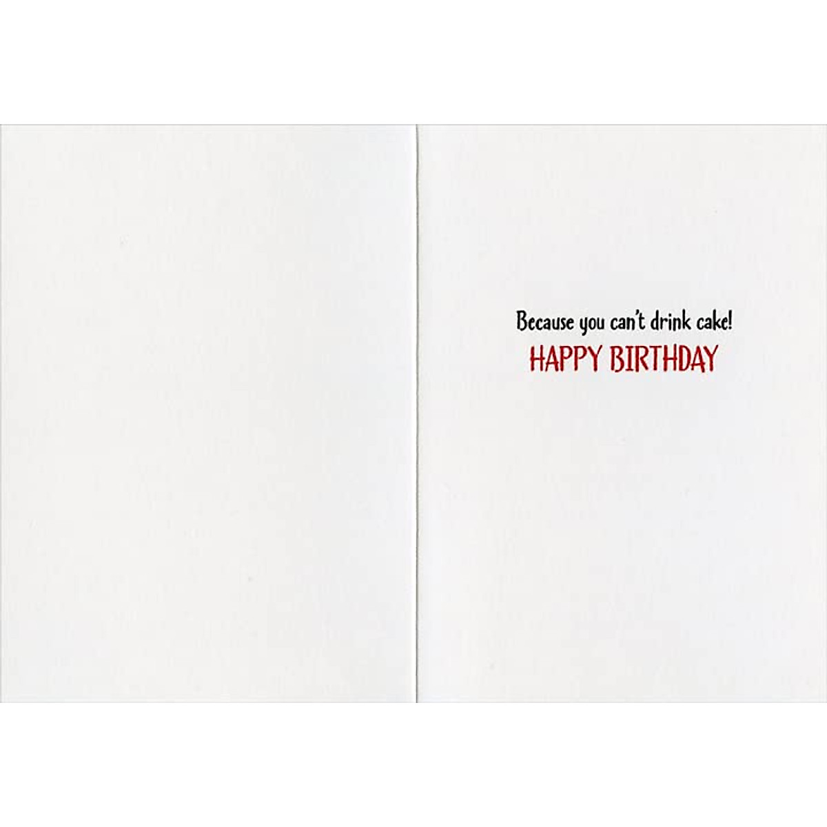 Avanti Press Cat Licking Lips While Holding Wine Bottle Alcohol Themed Funny/Humorous Birthday Card