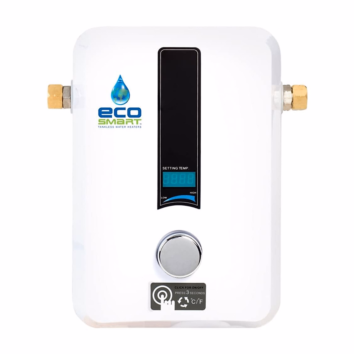 EcoSmart ECO 11 Electric Tankless Water Heater, 13KW at 240 Volts with Patented Self Modulating Technology