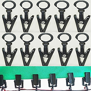 ( Pack of 20 ) , RV Trailer Party Light Holder Hanger Hook Clip String Awning Camper Part, for caravan curtain Klippy Clips rods Awning Lights,String Hang light, Banners