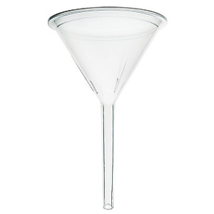 EISCO Filter Funnel, 2.6" - Polyethylene Plastic - Resistant to Acids & Alkalis - Great for Laboratory, Classroom or Home Use