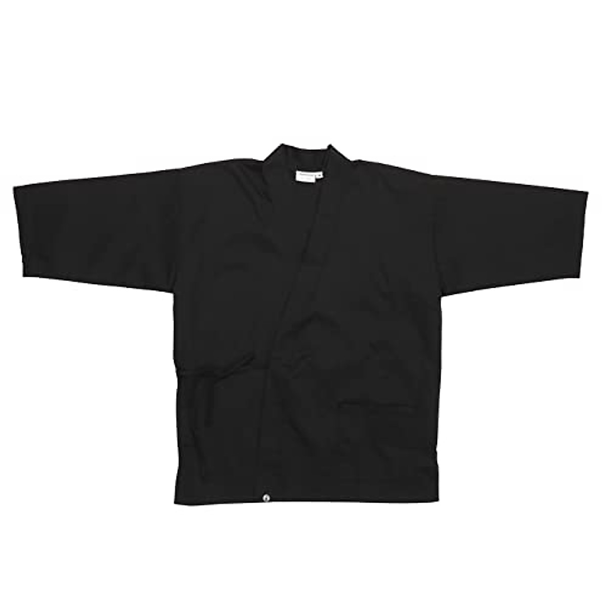 Chef Works Men's Sushi Chef Coat, Black, Small/Medium