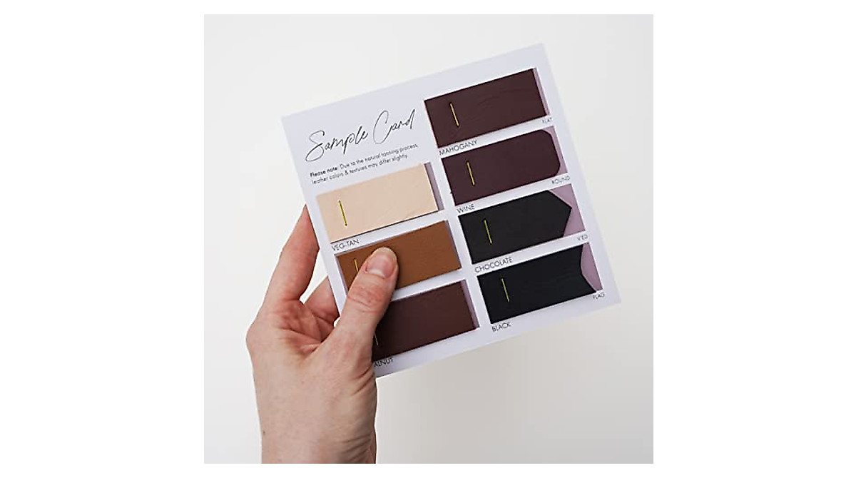 KEYAIIRA - Sample card for leather options, leather swatches from ...