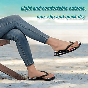 Blueangle Unicorn Print Flip Flop Sandal Men's and Women's Summer Sandal | Beach & Water Shoes