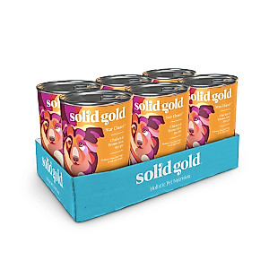 Solid Gold Canned Dog Food for Adult & Senior Dogs - Made with Real Chicken and Whole Grains - Star Chaser High Calorie Wet Dog Food for Healthy Digestion and Immune Support…