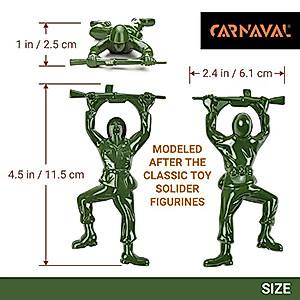 CARNAVAL Green Army Man Bottle Opener - Unique Funny Bottle Opener Bartender Compatible As Coke Bottle Opener - Metal Bottle Opener Man - Mini Soldier Bottle Opener - Creative Cool Bottle Opener