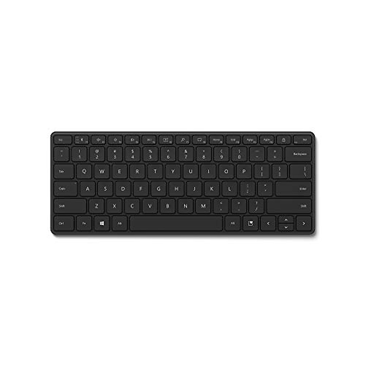 Microsoft Designer Compact Keyboard - Matte Black. Standalone Wireless Bluetooth Keyboard. Compatible with Bluetooth Enabled PCs/Mac