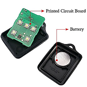 BESTHA 2 New Ford Keyless Entry Remote Control Car Key Fob Replacement for Ford Lincoln Mercury Mazda CWTWB1U331, CWTWB1U212, GQ43VT11T, CWTWB1U345