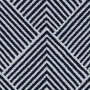 Honeycomb Indoor/Outdoor Tribal Diamond Midnight Blue Square Toss Pillow: Recycled Polyester Fill, Weather Resistant Pack of 2 Pillows for Patio Furniture: 16” x 16”