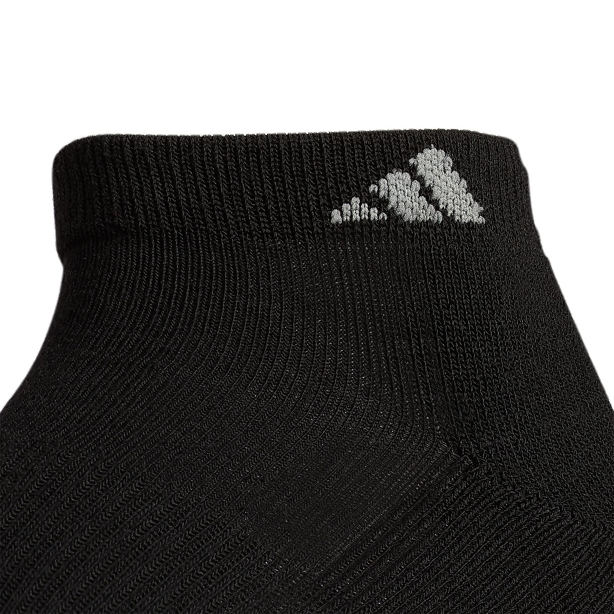 adidas mens Athletic Cushioned (6-pair) Low Cut Sock, Black/Aluminum 2, X-Large US