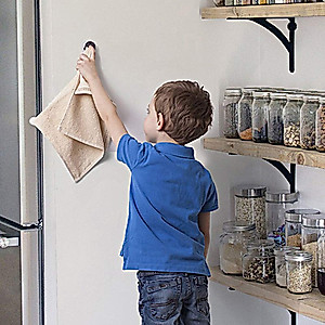 KAIYING Kitchen Towel Hooks Round Self Adhesive Dish Towel Holder Wall Mount Hand Towel Hook Tea Towel Rack Hanger for Cabinet Door (3Pcs_Grey)