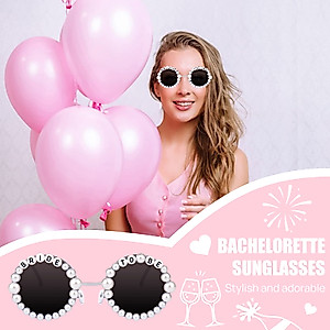 JUSTOTRY Bride Sunglasses For Bachelorette - Bride To Be Sunglasses For Bachelorette Party Gifts Accessories Party Favors