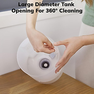 YOGIN Humidifiers for Bedroom Large room,Top fill 2.5L Ultrasonic cool mist Humidifiers for Baby Nursery and Plants,Up to 24 Hours, 24db Quiet,Night Light, Auto Shut Off, Easy Clean Humidifier