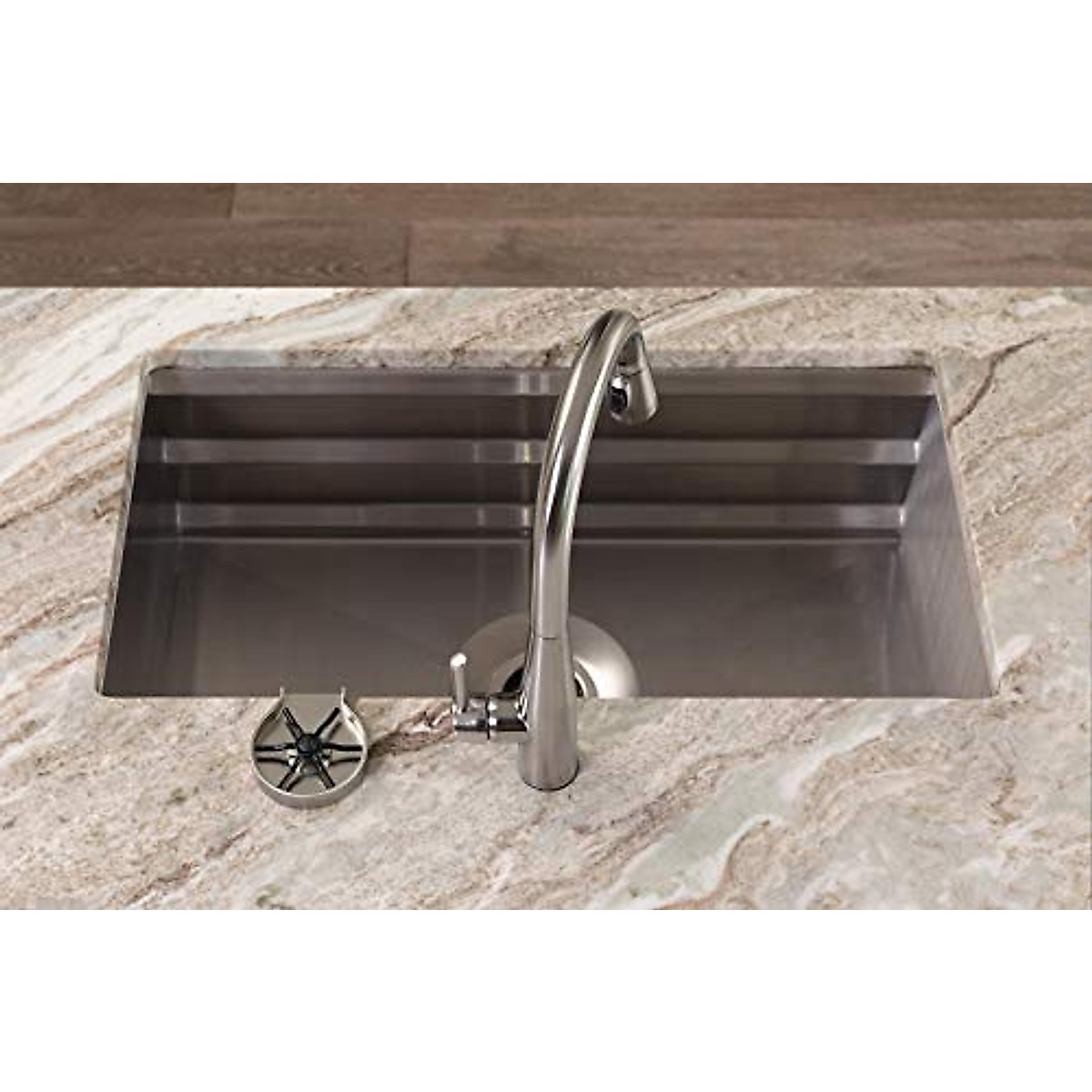 Delta Faucet Glass Rinser for Kitchen Sinks, Kitchen Sink Accessories, Bar Glass Rinser, SpotShield Stainless GR150-SP