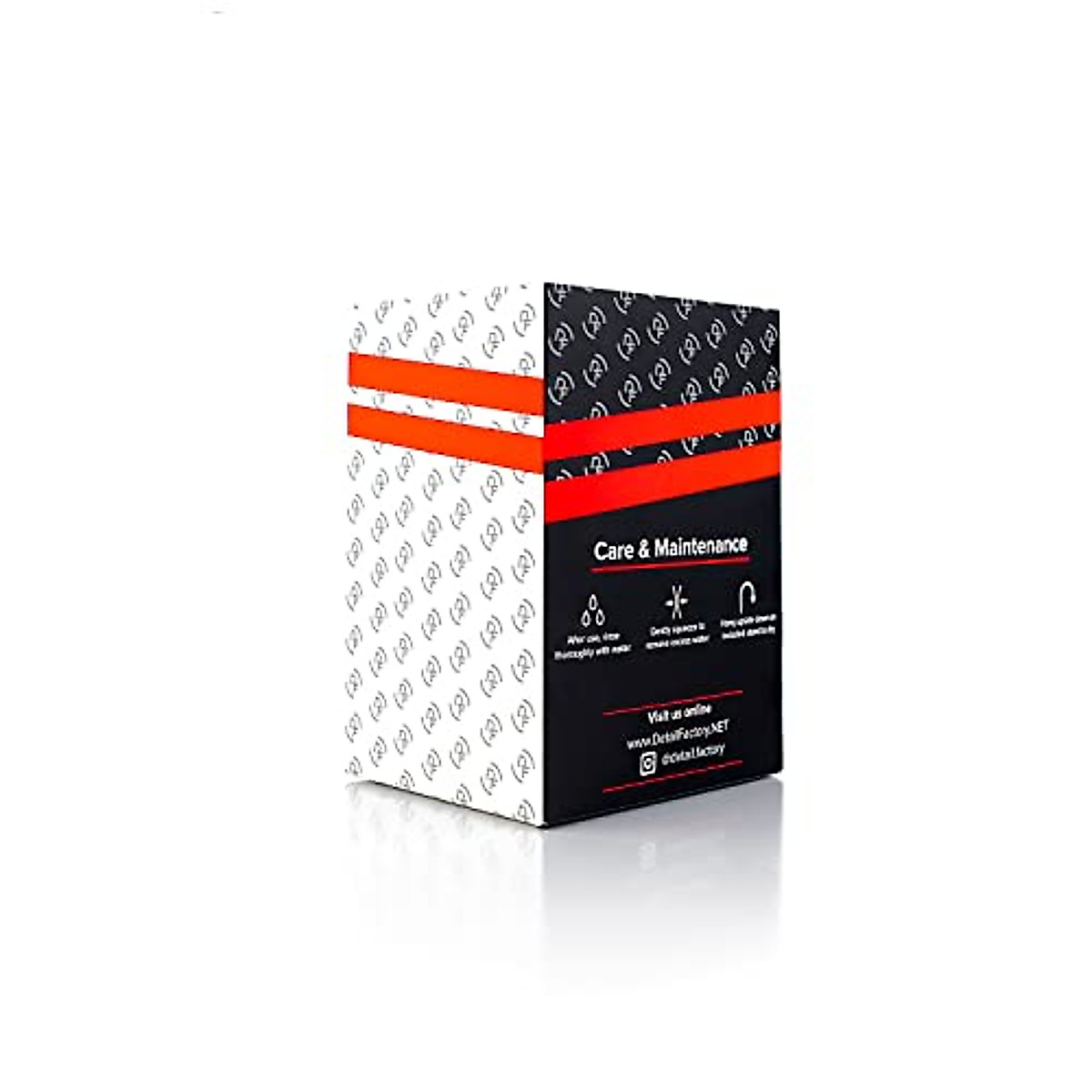 Detail Factory - Curveball XL Synthetic Brush - Ultra Soft Bristles, Comes with Storage Rack, Covers Large Area Inside or Outside Vehicles, Red