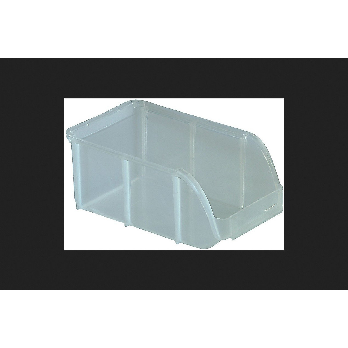 Small Stacking Bins - Set of 12 (Clear) (3" H x 4.25" W x 7" D)
