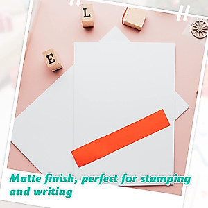 Lewtemi 48 Pcs Masking Paper Stamping Mask Paper Adhesive Stamp Masking Paper for Positioning Stamps Crafting Scrapbooking DIY Craft Designs Projects Card Making, 5 x 7 Inches