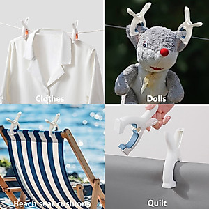 8 Pack Beach Towel Clips for Beach Chair Pool Chair on Cruise, Silicone Plastic Strong Clip,Keep Your Towel from Blowing Away, Clothes Pins with Strong Anti-Rust Springs