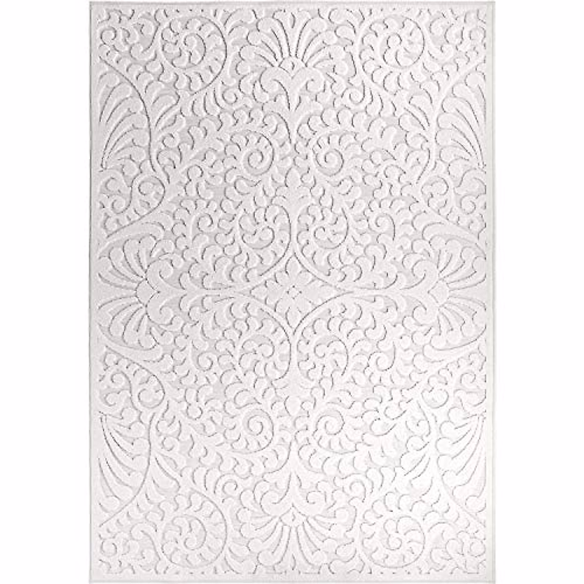 My Texas House by Orian Indoor/Outdoor Bluebonnets Area Rug, 7'9" x 10'10", Natural