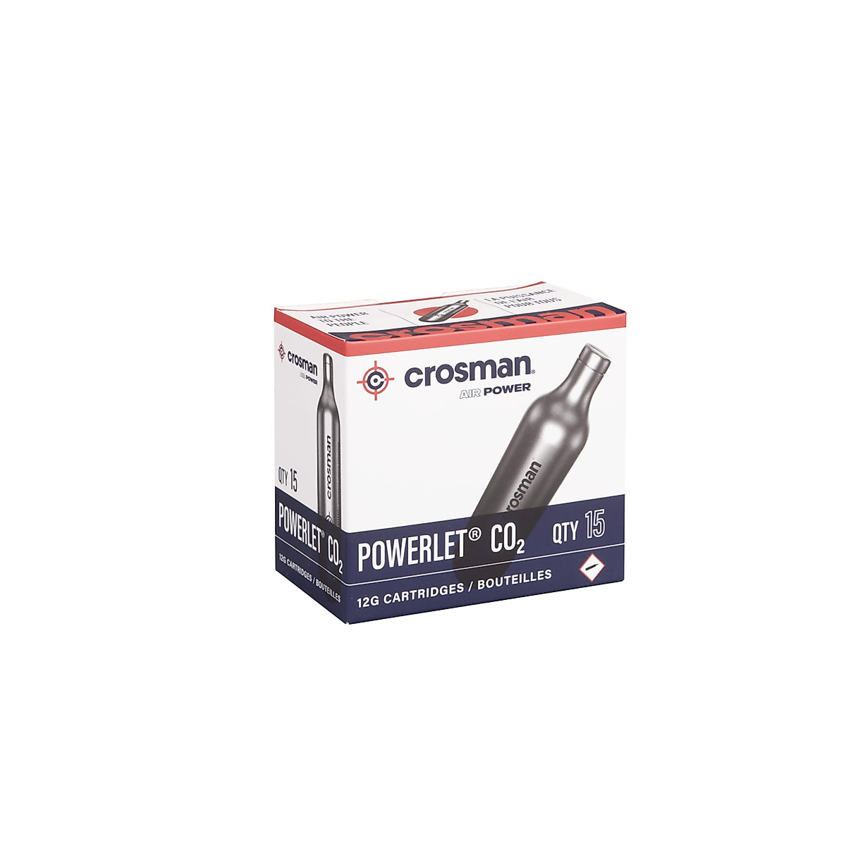 Crosman 15-Count CO2 Cartridges For Air Rifles And Air Pistols