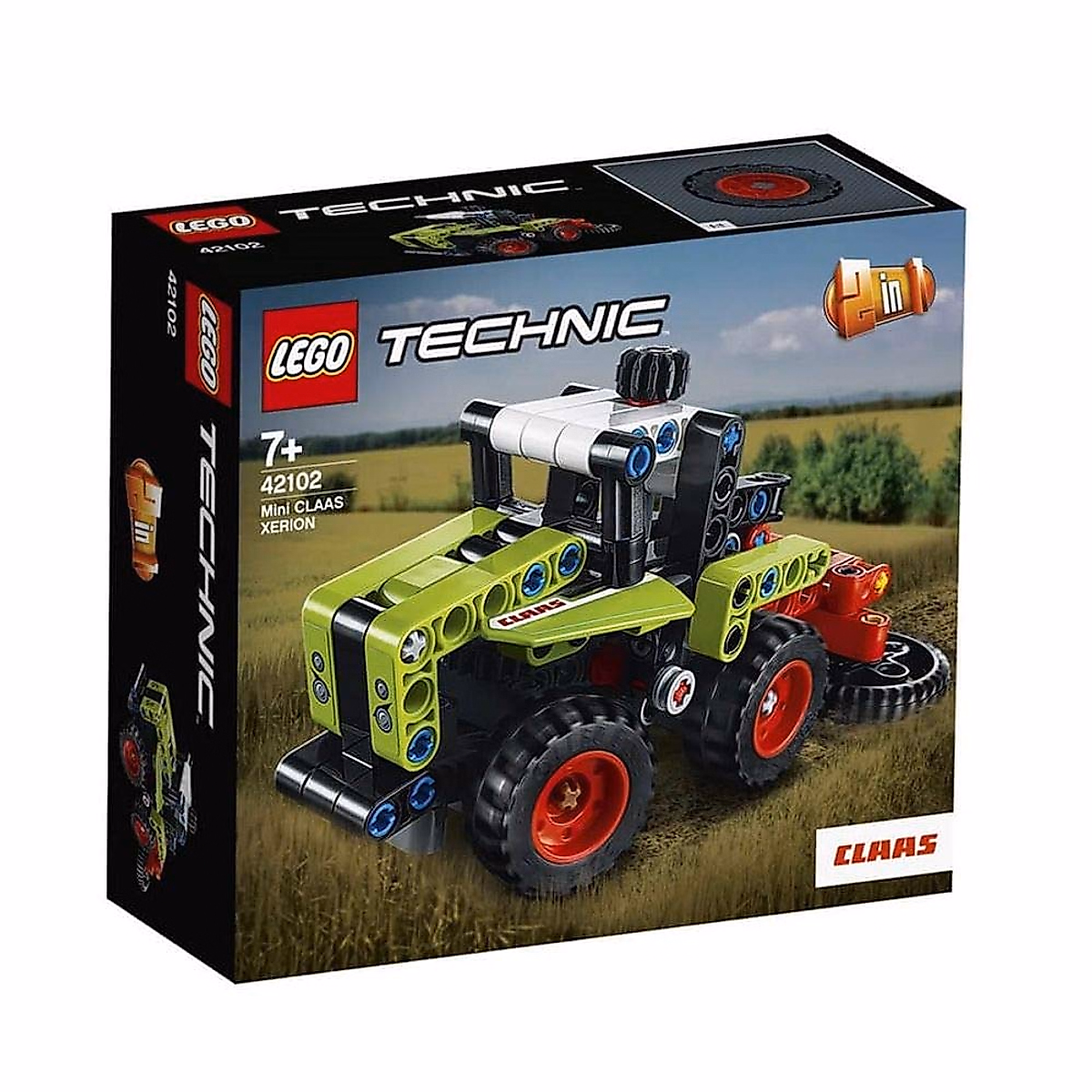 LEGO Technic Mini CLAAS XERION 42102 Toy Tractor Building Kit (130 Pieces)