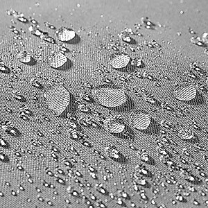 Pack of 4 Decorative Outdoor Waterproof Pillow Covers for Patio Tent Garden Balcony Farmhouse Sunbrella Outside Square Lumbar Pillow Cover Case 18*18 inch (Gray)