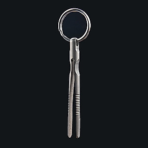 Mini Titanium Tweezers,Small TC4 Titanium Alloy Clip Portable Tweezers Nipper,EDC Outdoor Travel Camping Hiking Tool Keychain Pendant