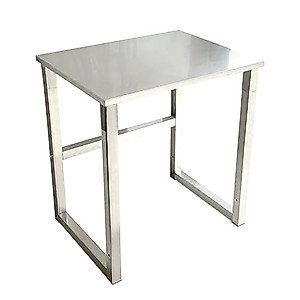 Stainless Steel Workbench Warehouse Packing Table Household Shelving Fish Tank Rack Commercial Kitchen Preparation Table Thickened Stainless Steel Metal Table Sturdy and Stable