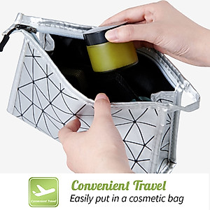 2oz Jars with Lids, HOA Kinh 24 Pack Green Frosted Glass Jars with Lids Empty Cosmetic Containers Round Airtight Glass Jar with Black Lids for Storing Lotions Powders Ointments