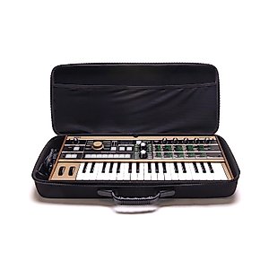 ANALOG CASES Korg MicroKorg/MicroKorg 2 / MicroKorg XL+ Case - Custom-Fitted Compact PULSE Hard Case for Travel