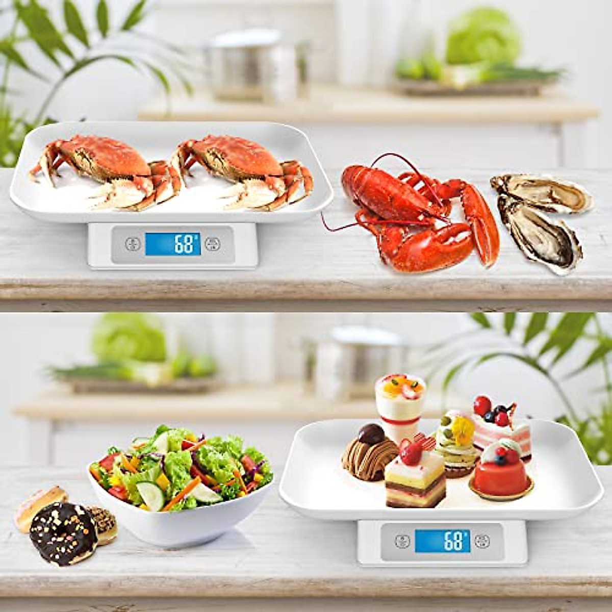 Digital Baby Scale for Pets, Accuracy 1g/0.035oz, Measuring Range 0.1oz-33lbs,Unit g/kg/lb/oz/tl/ml, Suitable for Kitten Puppy Rabbit Tortoise Snake Etc