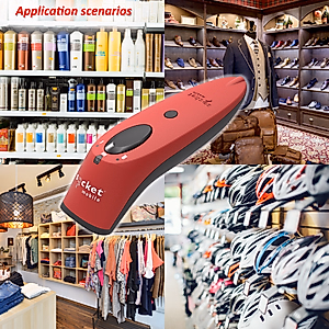 SocketScan S700, 1D Imager Barcode Scanner, Red (Renewed)