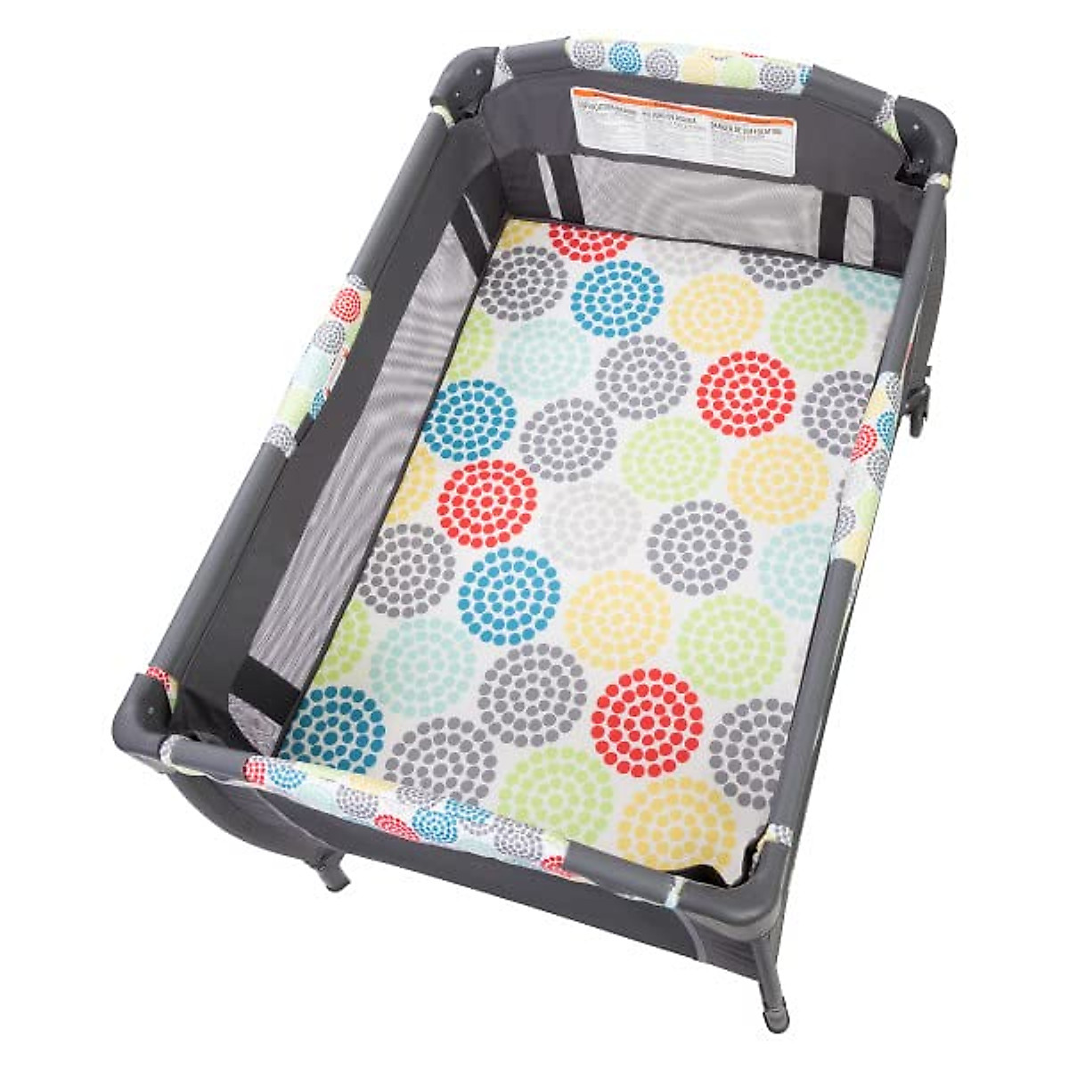 Baby Trend Lil' Snooze Deluxe II Nursery Center Playard, Funfetti