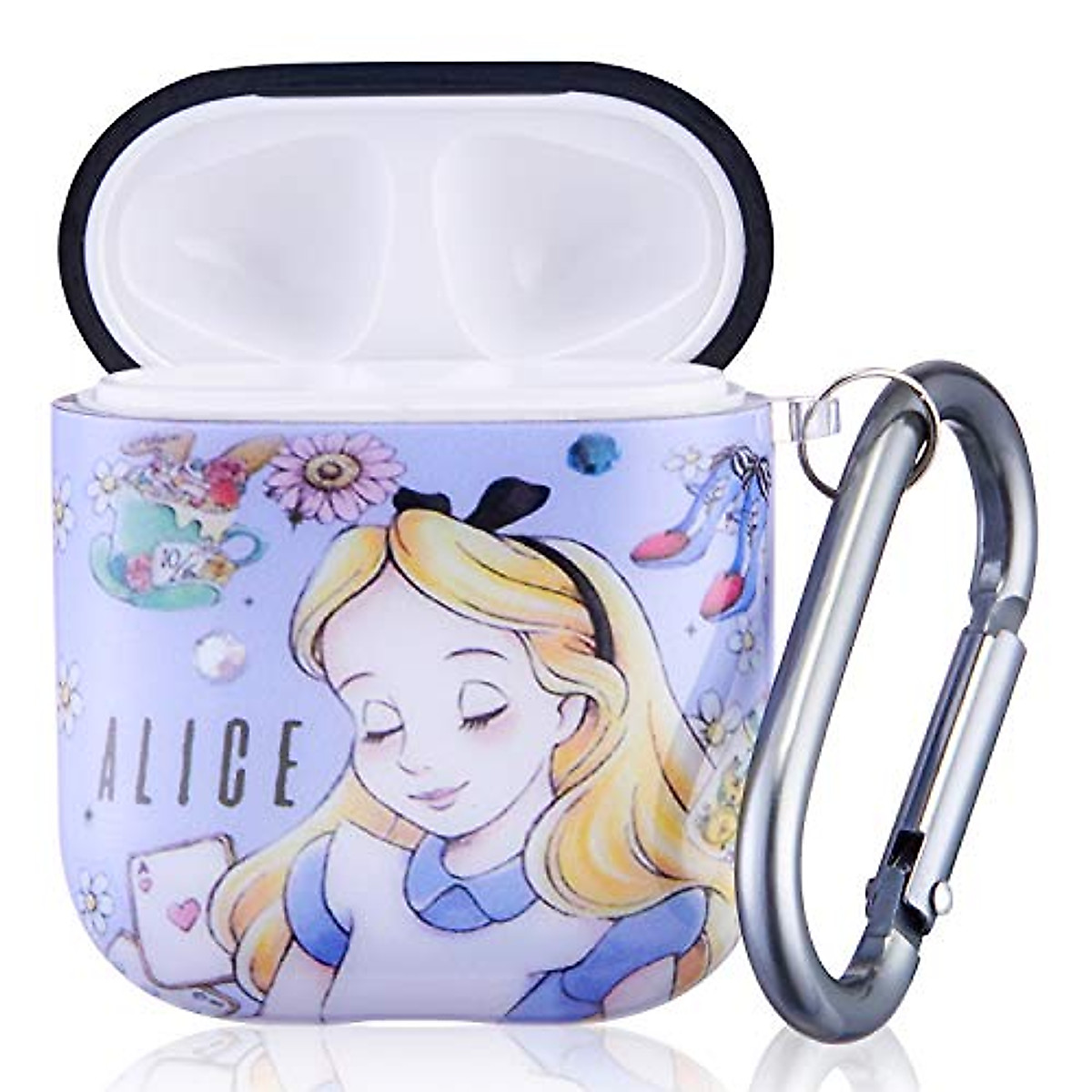 Besoar for AirPods 2/1 Case Cartoon Cute Kawaii Cases for Apple AirPod Air Pods Design Character Anime Fashion IMD Cover Cool Unique Funny Fun Soft Coves for Girls Girly Boys for AirPod 1&2(Alisi)