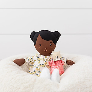 Manhattan Toy Playdate Friends Harper Machine Washable and Dryer Safe 14 Inch Doll with Companion Stuffed Animal