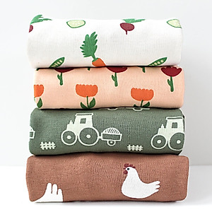 PARADE Organic Signature Print '2-Way' Zip Romper Short Sleeve Citrus 3-6 Months