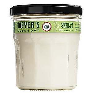 Mrs. Meyer's Soy Aromatherapy Candle, 35 Hour Burn Time, Made with Soy Wax and Essential Oils, Iowa Pine, 7.2 oz