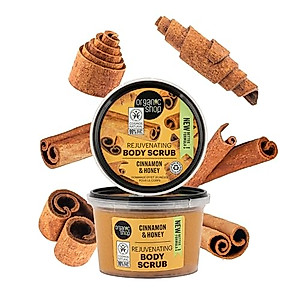 Organic Shop Body Scrub Natural Cinnamon and Honey 250ml