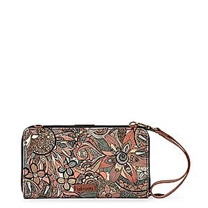 Sakroots Large Coated Canvas Smartphone Crossbody Bag, Sienna Spirit Desert