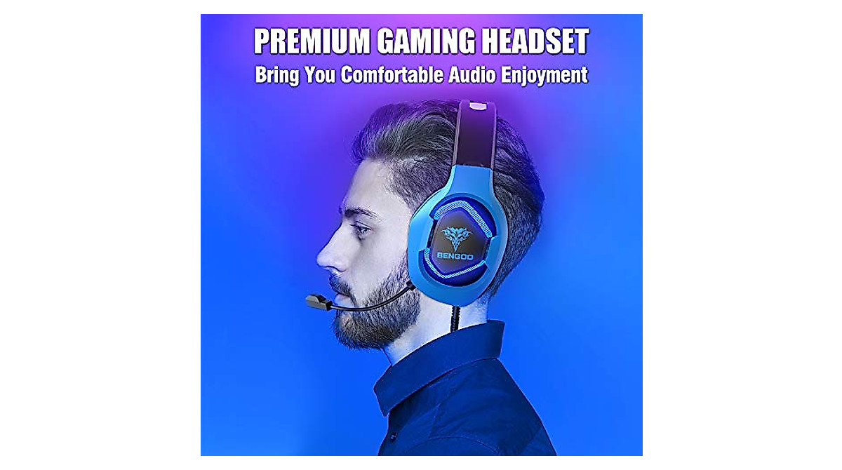 BENGOO G9500 Gaming Headset - Universal Compatibility & Noise ...