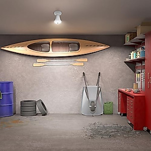 Feit Electric Smart Rotating Light Bulb with Wireless Camera, Motion Sensor, Night Vision, and 2-Way Speaker, 40W Equivalent, E26 Base, 5000K Daylight, 15,000-Hour Lifetime, A450/850/CAMWIFI/LED