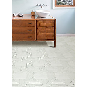 FloorPops 12-in by 12-in Neutral Frey Peel & Stick Floor Tiles