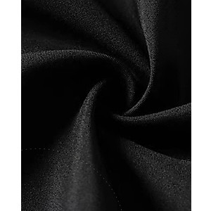 Utaomld Magician Hooded Robes with Scarf Spell Wand for Teens Cosplay Wizard Cloak Halloween Christmas Witches Carnival Costumes Black Cape Red Lined Medium