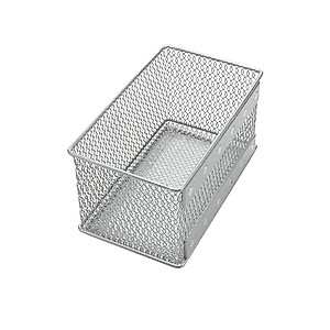 YBM Home 2457vc Storage Basket, Silver