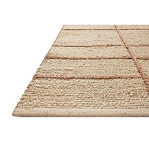 Loloi II Bodhi Collection BOD-04 Ivory/Tan 18" x 18" Sample Rug