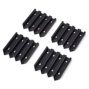 T Tracks for Woodworking Intersection Kit 4 Pack by CLEAR STYLE, Double-Cut Jig Profile Universal T-Tracks with Predrilled Mounting Holes