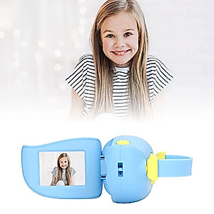 Jeanoko Mini Children Camera, Kids Digital Camera Timed Photo Multifunctional 2in TFT Display Screen Easy to Operate with 400Mah Battery for Child Education(Blue)