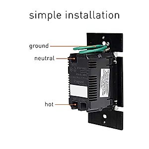 Legrand, Smart Dimmer Switch, Apple Homekit, Remote Accessory, Quick Setup On iOS (iPhone or iPad), No Hub Required, HKRL60, Requires HKRL50WH to Operate
